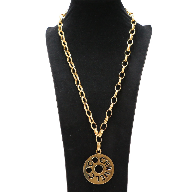 Collier Coco Chanel vintage occasion certifiée authentique