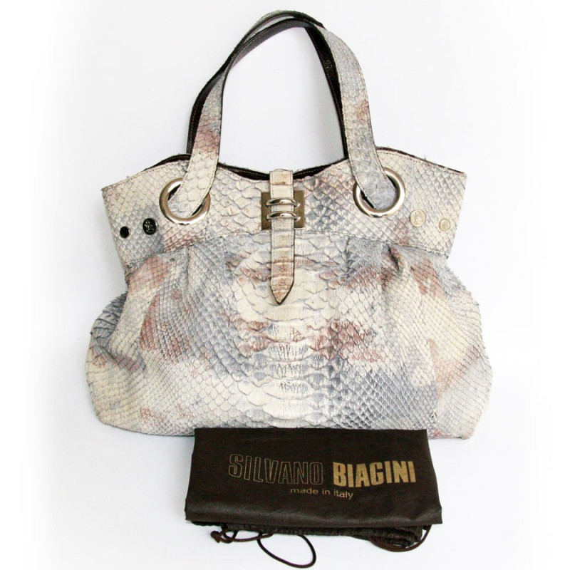 Grand sac python SILVANO BIAGINI