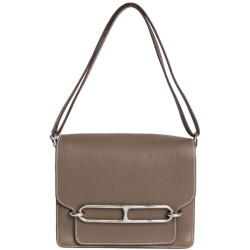 Sac HERMES "Roulis" cuir de veau taurillon clémence - VALOIS VINTAGE PARIS