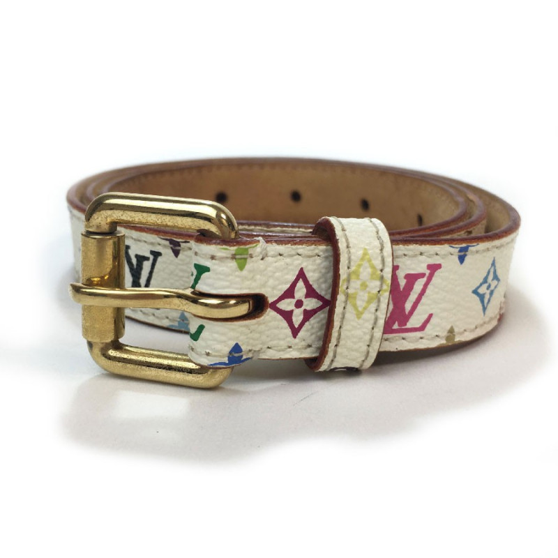 Ceinture LOUIS VUITTON T80 monogram Murakami - VALOIS VINTAGE PARIS